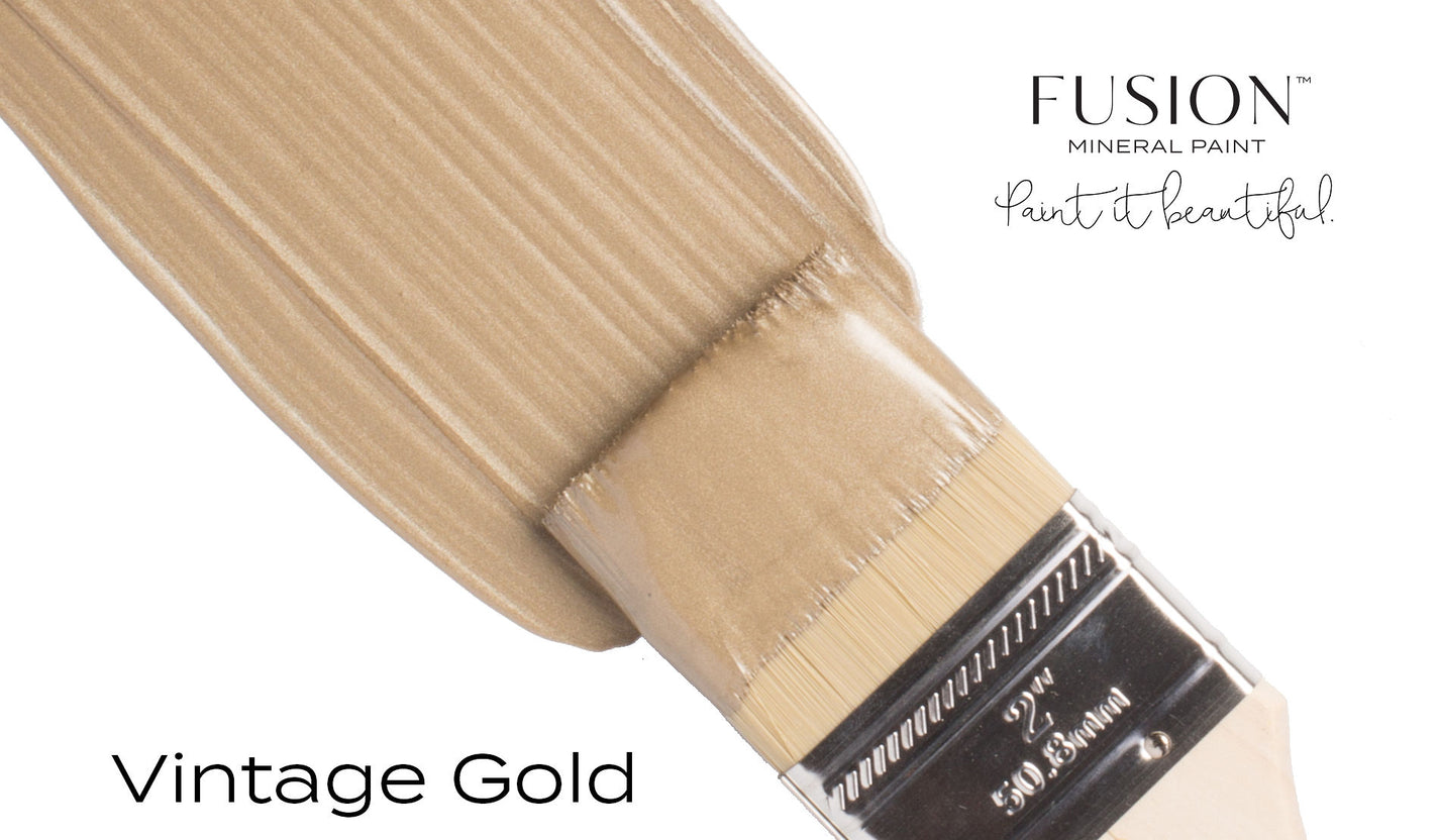 Fusion™ Mineral Paint﻿ | Metallic Vintage Gold – Prairie Revival